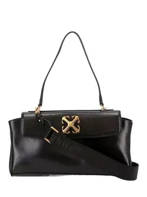 Off-White Arrows-plaque Shoulder Bag - Black