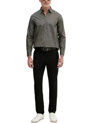 Armani Exchange Monogram-print Long-sleeve Shirt - Green