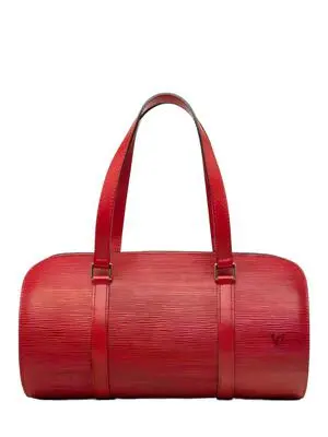 LOUIS VUITTON Epi Soufflot Handbag - Red