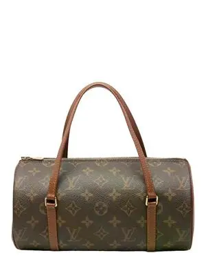 LOUIS VUITTON Monogram Papillon 26 Handbag - Brown