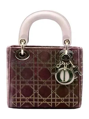 Dior Christian Dior Mini Lady Dior Satchel Red
