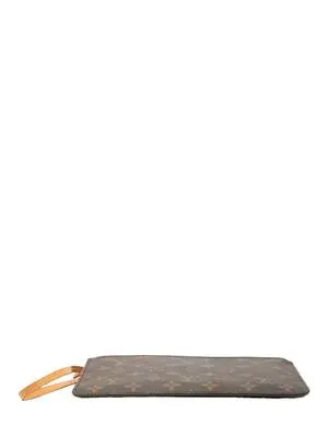 LOUIS VUITTON 2021 Monogram Neverfull Mm Pouch - Brown