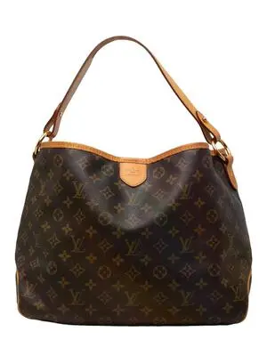 LOUIS VUITTON Monogram Delightful Pm Tote Bag - Brown