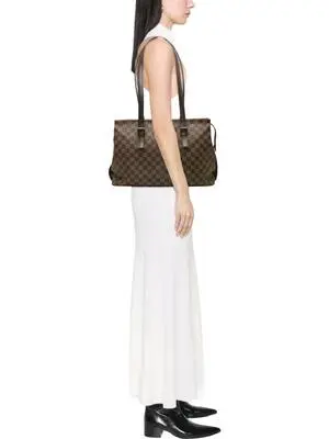 LOUIS VUITTON Damier Ebene Chelsea Shoulder Bag - Brown