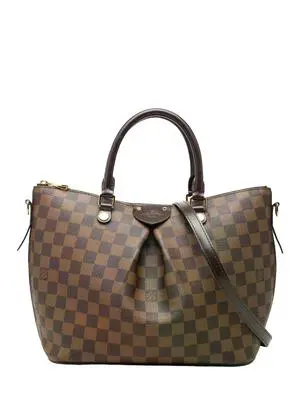 LOUIS VUITTON Louis Vuitton Damier Ebene Siena MM Satchel