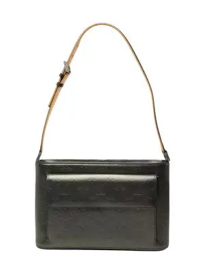 LOUIS VUITTON Monogram Mat Alston Shoulder Bag - Grey