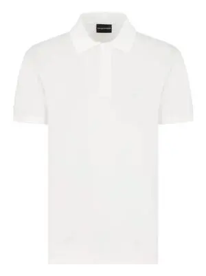 Emporio Armani Short-sleeve Polo Shirt - White