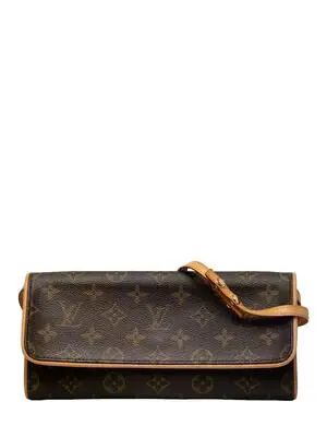 LOUIS VUITTON Louis Vuitton Monogram Pochette Twin GM Crossbody Bag