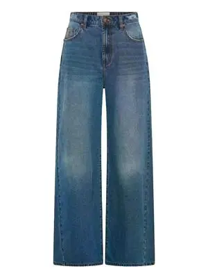 ONETEASPOON Love Machines Wide-leg Jeans - Blue