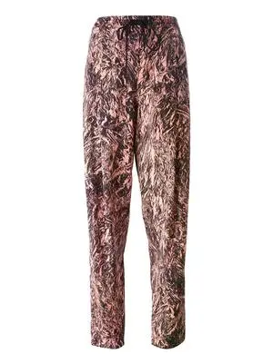 Alexander McQueen Fanzine Foil Print Trousers - Black