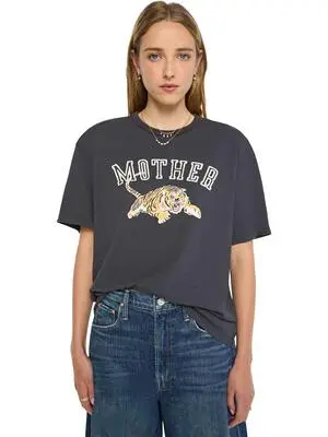 MOTHER The Lowdown" Tiger Graphic T-shirt - Black