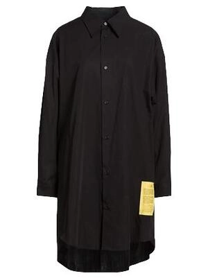MAISON MARGIELA Cotton Embellished Shirt Dress - Black