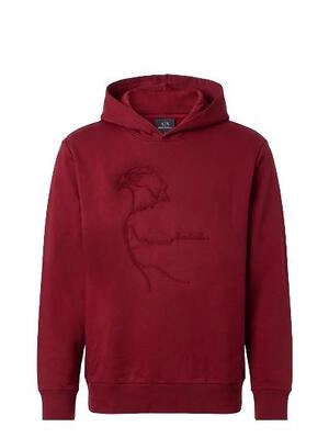 Armani Exchange Cotton Sweatshirt - Red