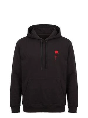 Hugo Cotton Terry Hoodie - Black