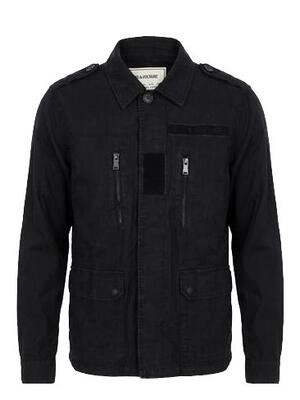 ZADIG&VOLTAIRE ZADIG & VOLTAIRE Black Linen Safari Jacket