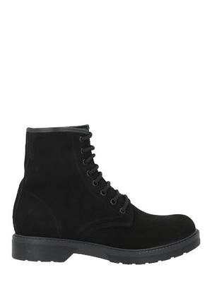 DIVINE FOLLIE Leather And Textile Ankle Boots - Black