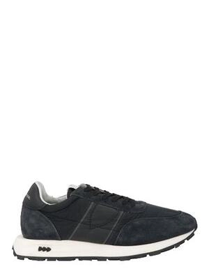 Philippe Model Low-top Sneakers In Charcoal Leather And Textile - Grey