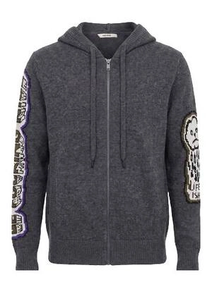 Zadig&Voltaire Wool & Cashmere Hooded Cardigan - Grey