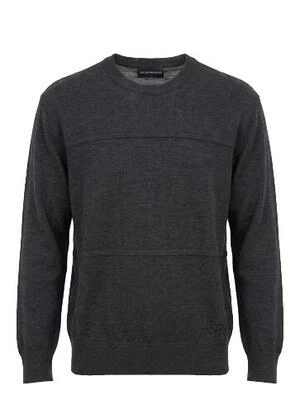 Emporio Armani Virgin Wool Sweater - Grey