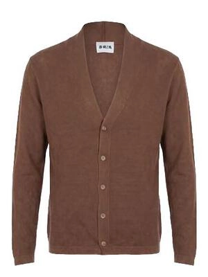 BERNA Knitted Cardigan - Brown