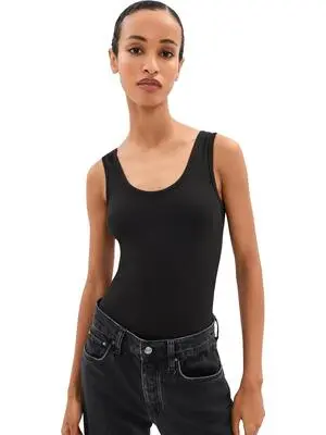 LE BOP Louise Thong Bodysuit - Black