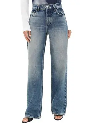 EB DENIM EB Denim Mid Rise Baggy Jeans Mariner