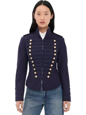 ROWING BLAZERS Wool Napoleon Military Jacket - Navy
