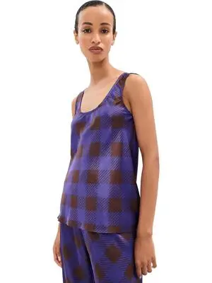 LE BOP Eames Tank Top - Deep Blue/brown