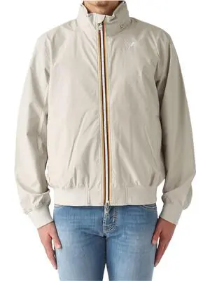 K-WAY K-Way Arsené Slim-Fit Performance Jacket With Stand Collar Beige