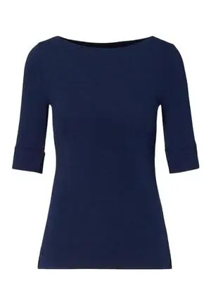 Ralph Lauren Boatneck T-shirt - Black