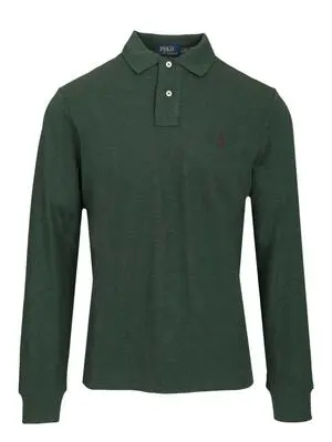 Polo Ralph Lauren Custom Slim Fit Mesh Polo Shirt - Green