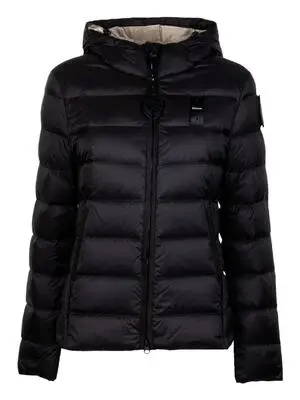 BLAUER. Short Padded Down Jacket - Black