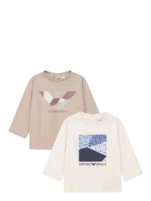 ARMANI Cotton Jersey T-shirt Set - Multicolored