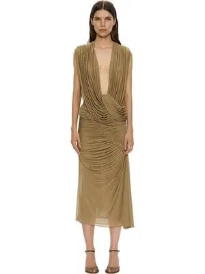 Christopher Esber CHRISTOPHER ESBER Orion Midi Skirt Khaki