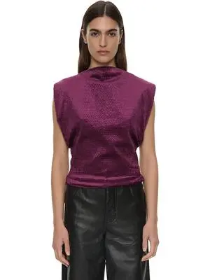 Christopher Esber Banyan Top - Plum