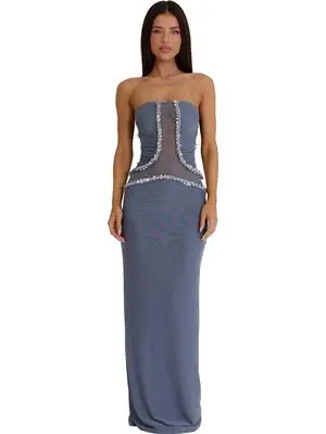 OUTCAST Kaisha Maxi Dress - Gray