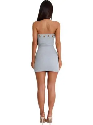 OUTCAST Haisley Mini Dress - Gray