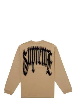 Supreme Intarsia Long Sleeve Top - Brown