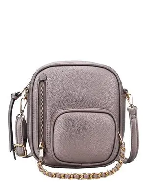 MKF COLLECTION - J'OMOR Winona Crossbody Bag Handbag - Silver
