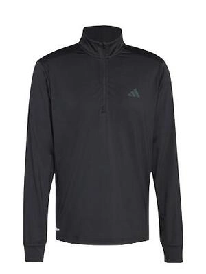 Adidas Tech Essentials Workout 1/4 Zip Sweatshirt - Black