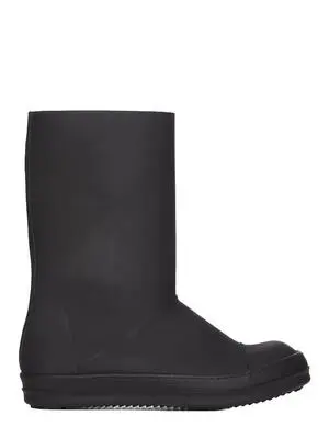 Rick Owens Rick Owens DRKSHDW All Rubber Sneakwaders Boots Black