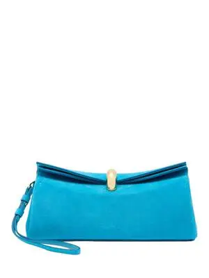 JACQUEMUS Valérie Suede Clutch