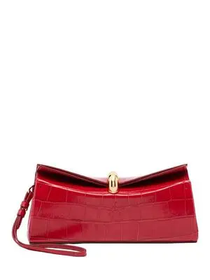 Jacquemus Valérie Suede Clutch - Red