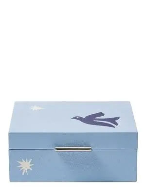 Jonathan Adler Playa Leather Jewelry Box - Blue