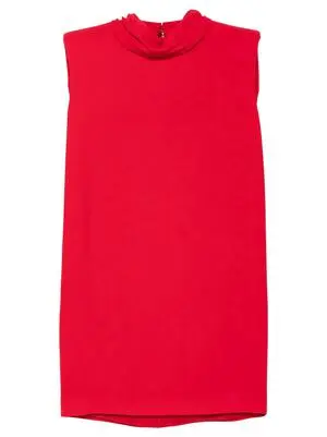 Valentino Garavani Hooded Dress With Cut-out Detail - Red