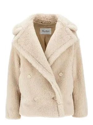 Max Mara Max Mara Short Double-Breasted Coat Beige