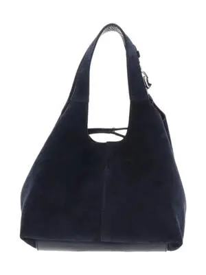 COCCINELLE C-easy Suede Shoulder Bag - Blue