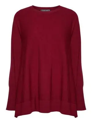 ELENA MIRO` Viscose Turtleneck Sweater - Red