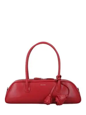 Magda Butrym MAGDA BUTRYM Brigitte Leather Shoulder Bag Red