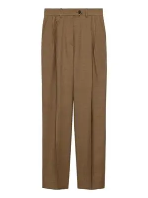 PRADA Prada Wool Pleated Trousers